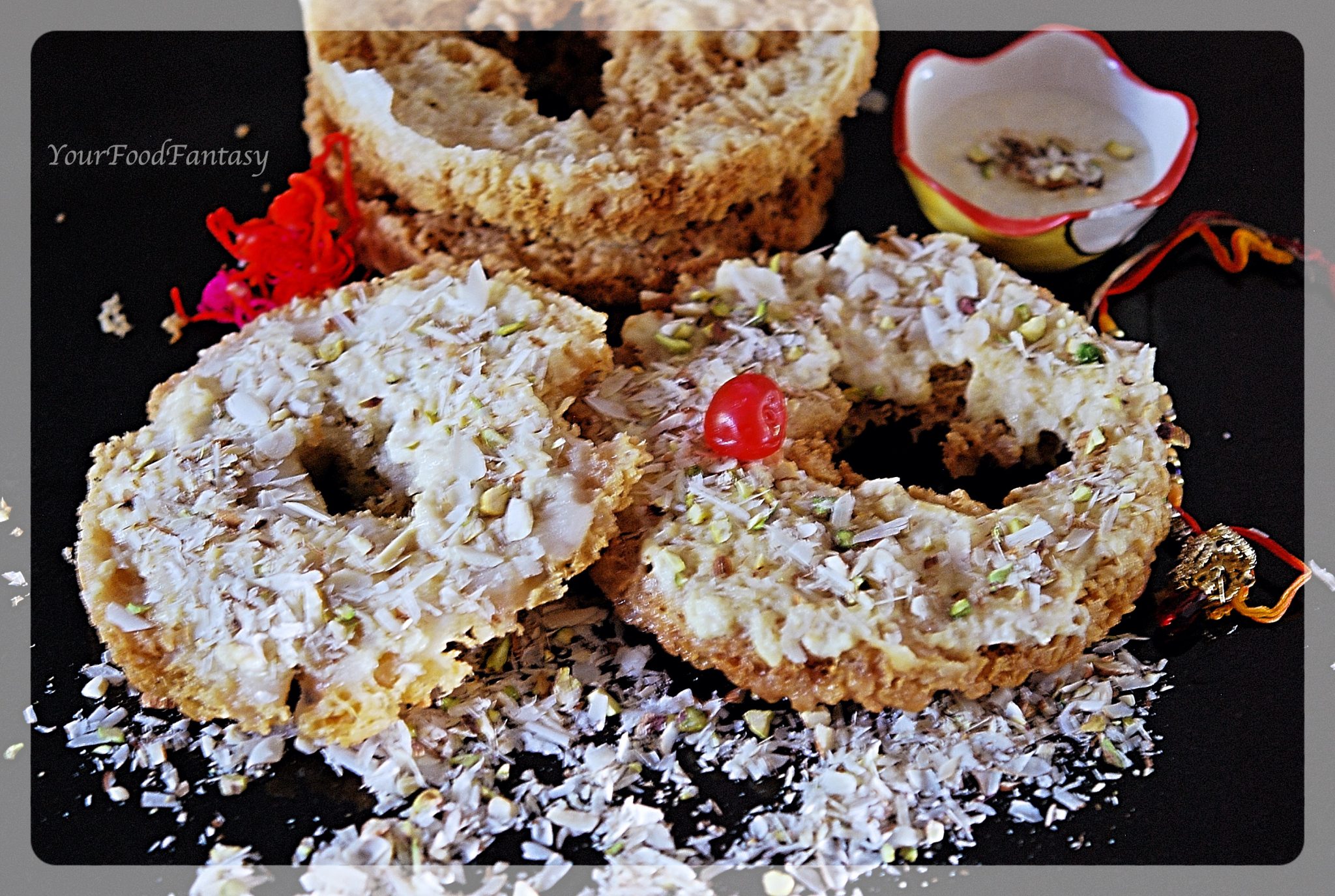 Ghevar Recipe / Ghevar Sweet Step by step - Your Food Fantasy