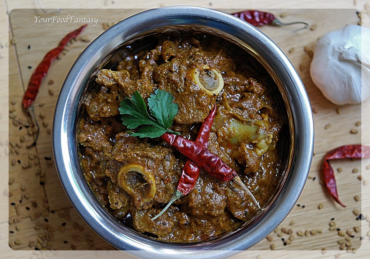 Achari Gosht Recipe / Achari Mutton - Your Food Fantasy